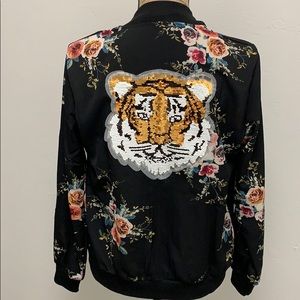 Jackets & Coats | Tiger Bomber Jacket | Poshmark